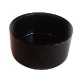 PVC 50mm Black End Cap Fitting | Sun Solar Pool Panels