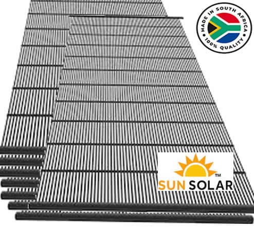 8-Panel DIY Solar Pool Kit (No Fittings Included) | Sun Solar Pool Panels